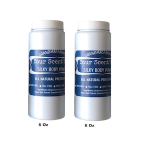 Natural Body Powder Pick Your Favorite Scent Corn Free Handmade Soft ...