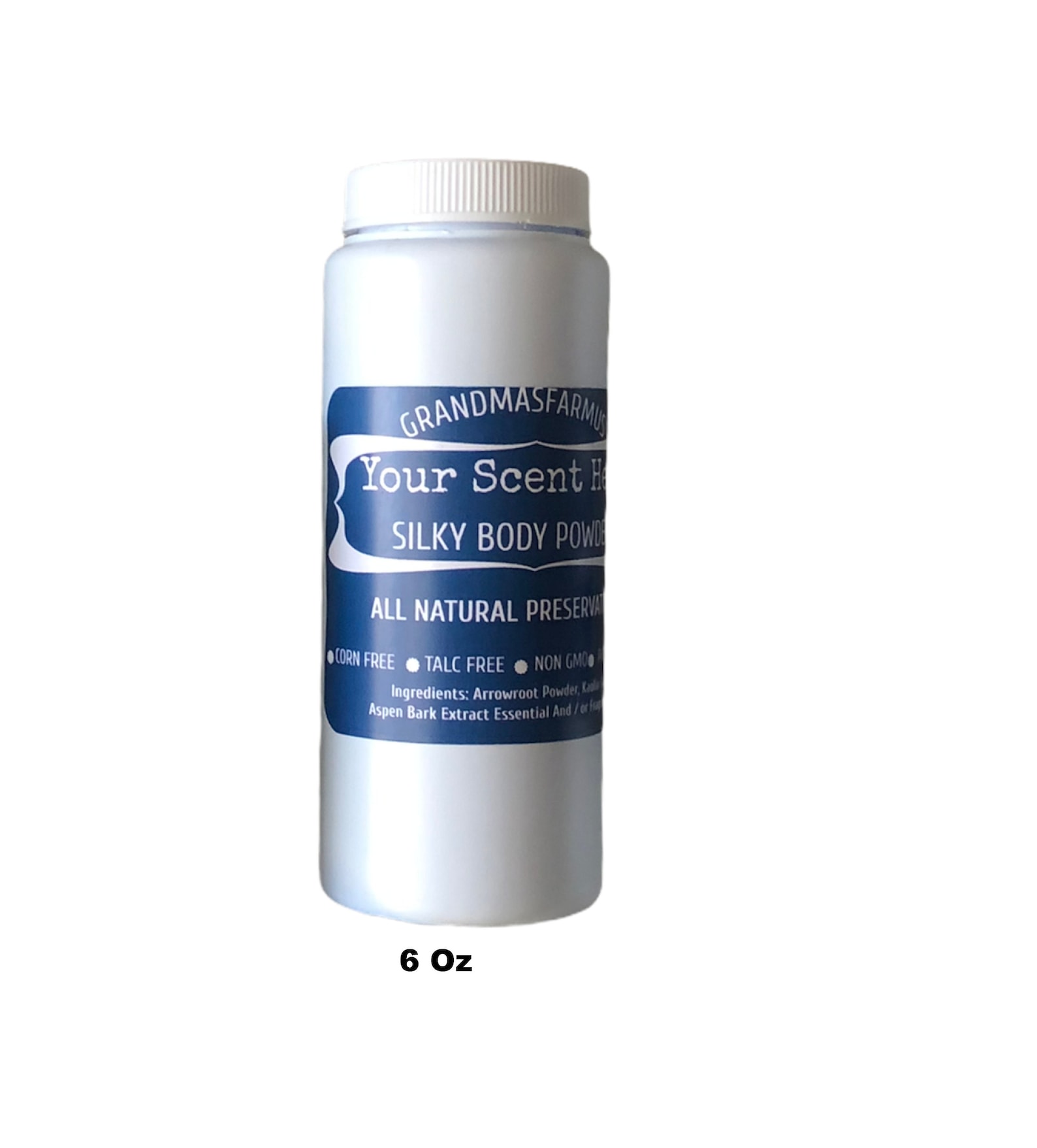 Natural Body Powder Pick Your Favorite Scent Corn Free Handmade Soft ...