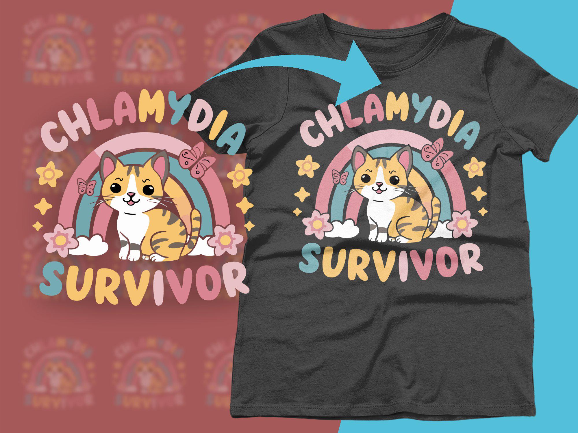 Chlamydia Survivor Shirt PNG, Weirdest Tee Digital File, Chlamydia ...
