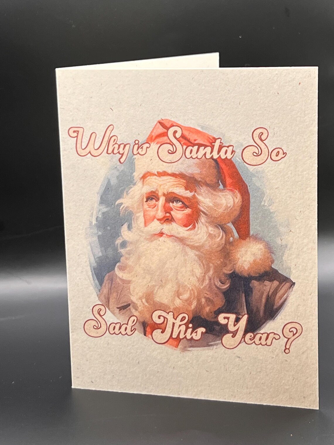 Funny Inappropriate Santa Christmas Card, Adult Humor - Etsy
