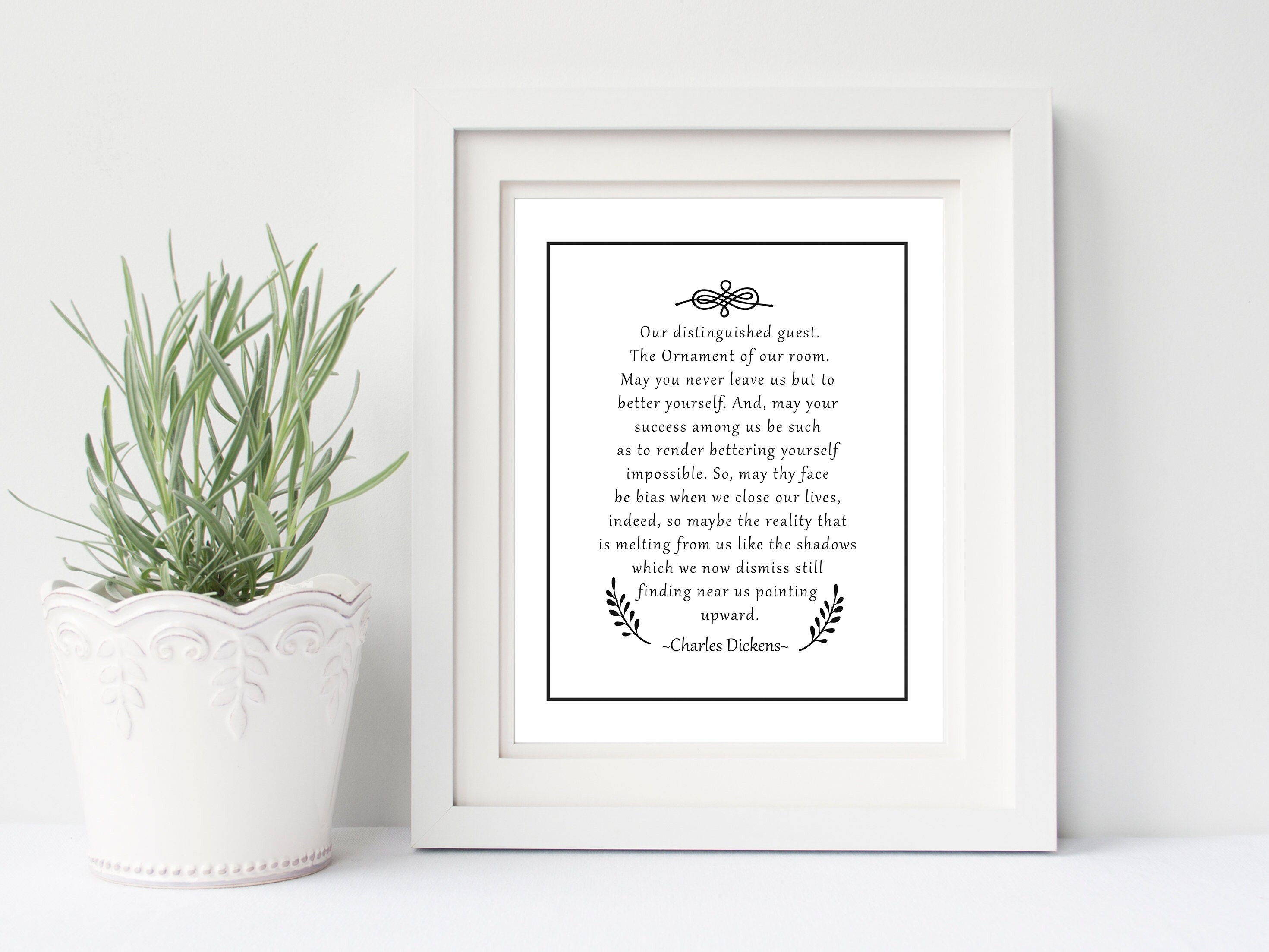 Charles Dickens Our Distinguished Guest Poem Digital Printable Poetry ...