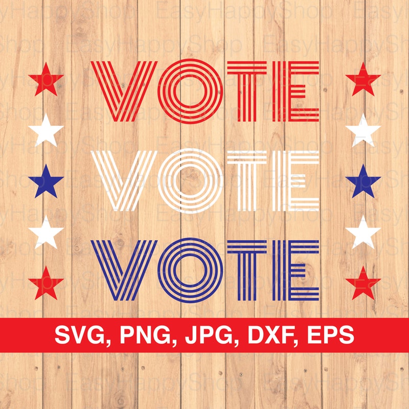 Vote Svg - Etsy