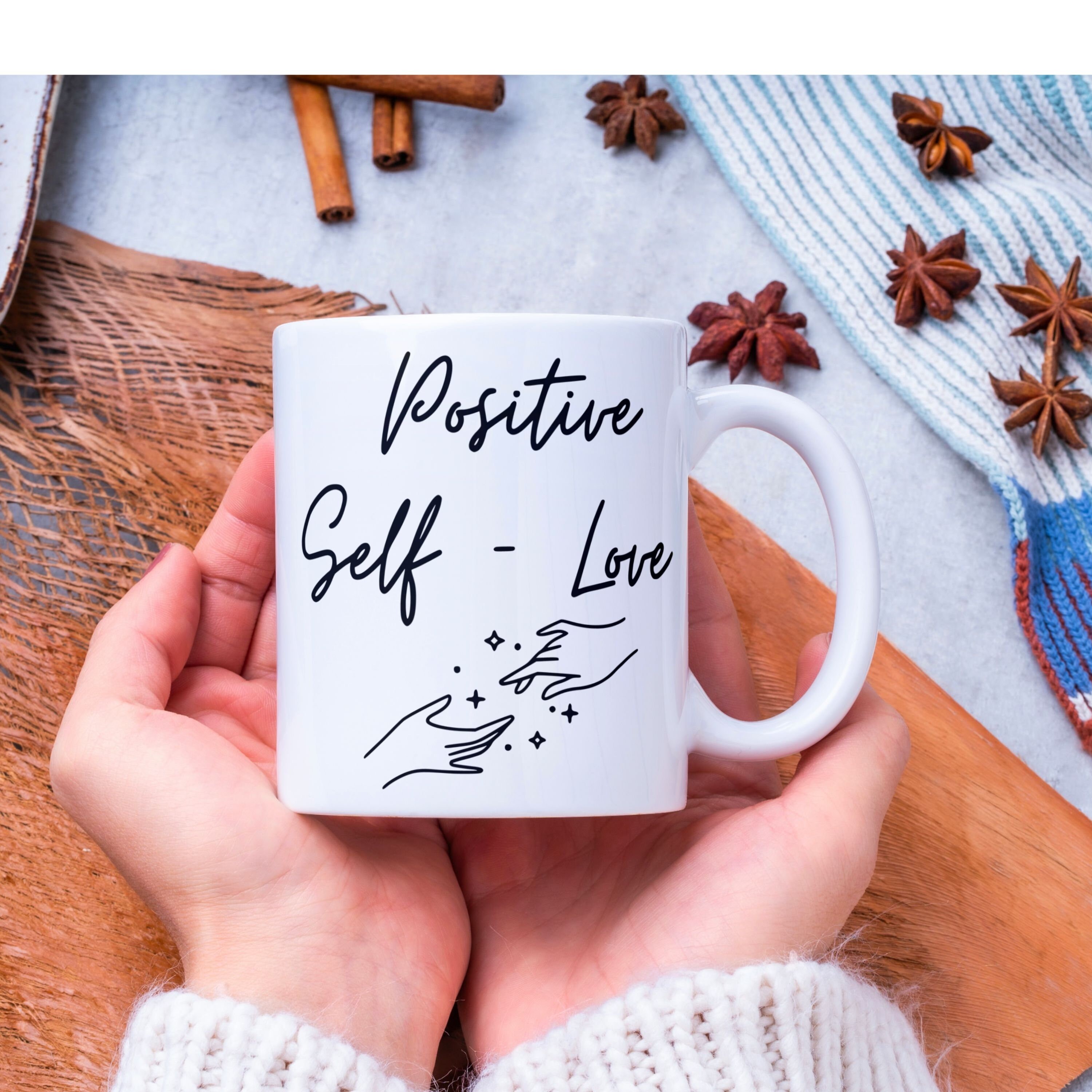 Positive Self Love SVG / Inspirational SVG / Svg, Png, Jpg, Dxf, Pdf ...