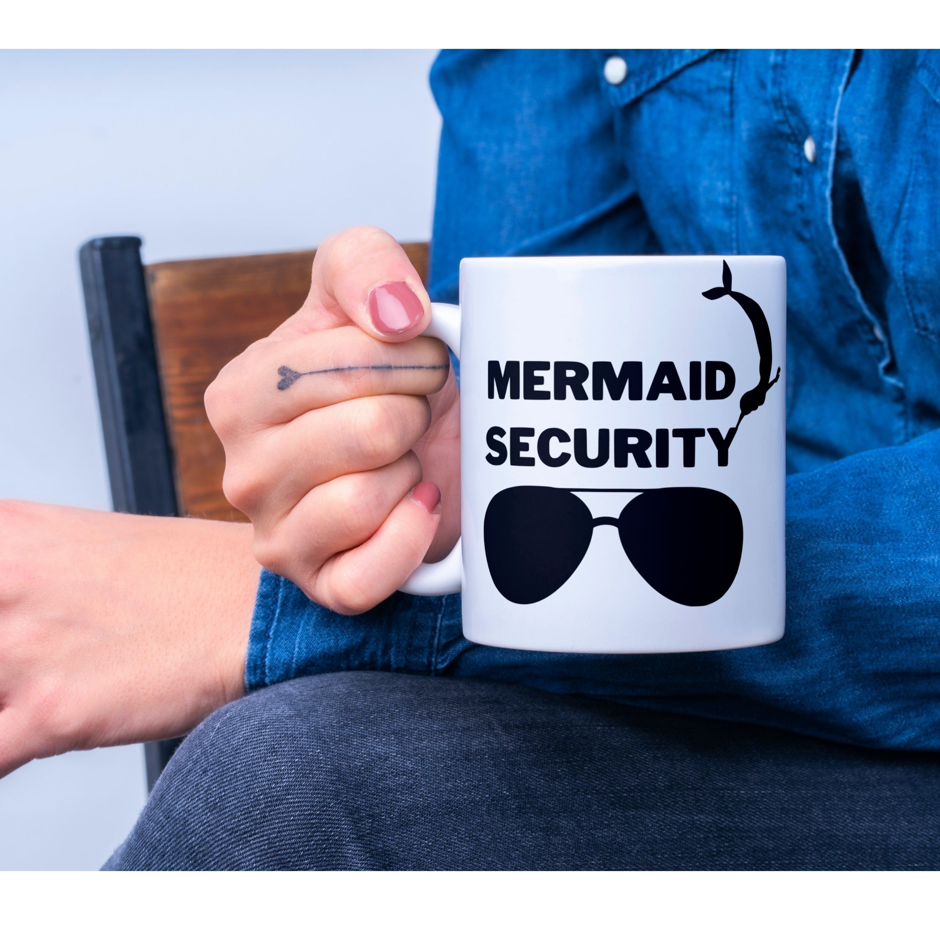 Mermaid Security SVG / Funny SVG / Svg, Png, Jpg, Dxf, Pdf File ...