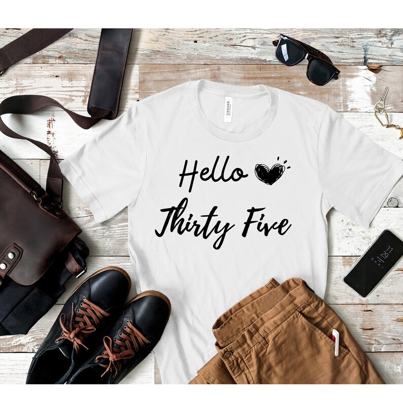 Hello Thirty Five SVG / 35th Birthday SVG / Cute Birthday SVG / Svg ...