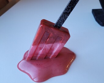 Night Party Melting Popsicle Pop Art Decor, Resin Sculpture, Candy Art ...