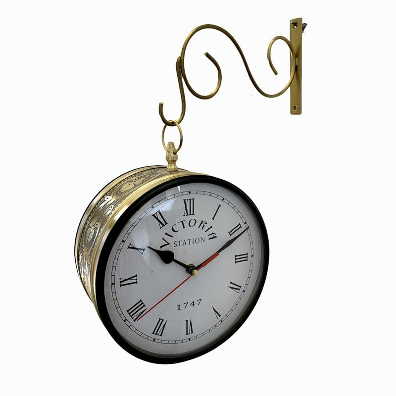 Double Sided Clock - Etsy