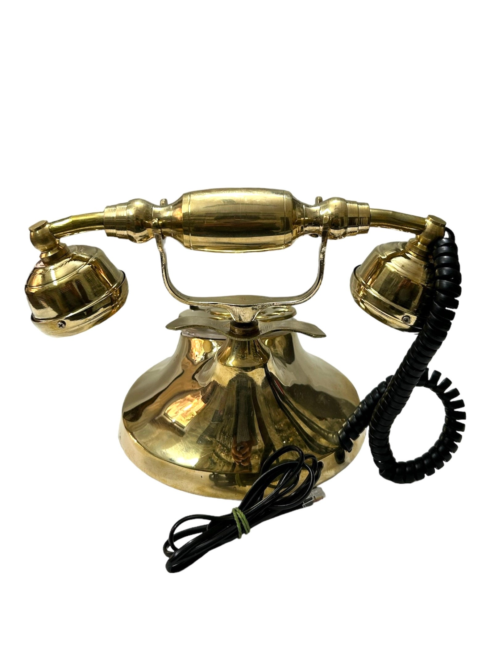 Indian Style Brass Golden Telephone Rotary Phone Old Fashioned - Etsy