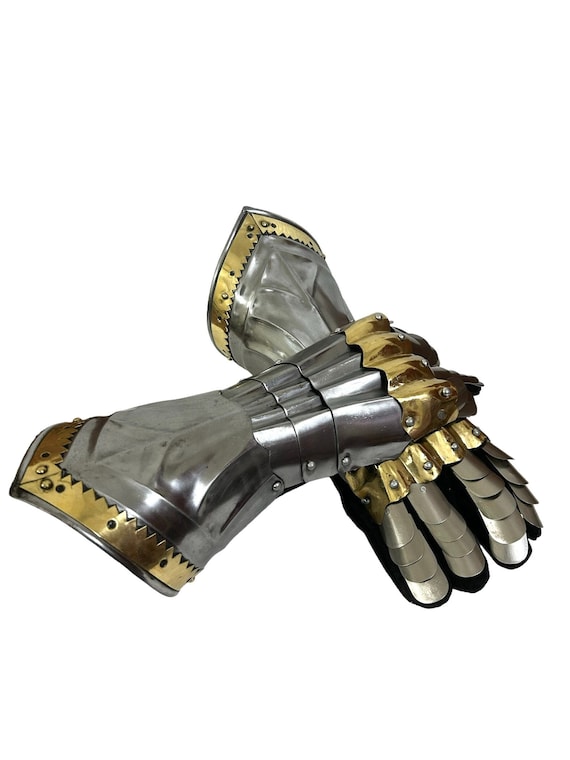 Medieval Warrior Steel Gothic Knight Style Warrior Fu… - Gem