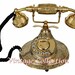 Brass Rotary Phone Old Fashioned Telephone French Victorian for Home ...