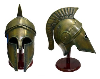 SCA LARP Medieval Gladiator Helmet III Brass Reenactment Armor | Etsy