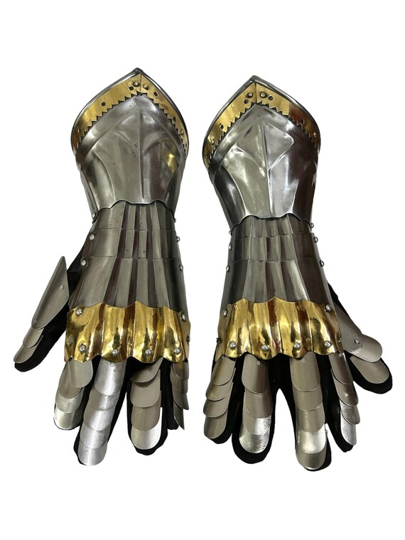 Medieval Warrior Steel Gothic Knight Style Warrior Fu… - Gem