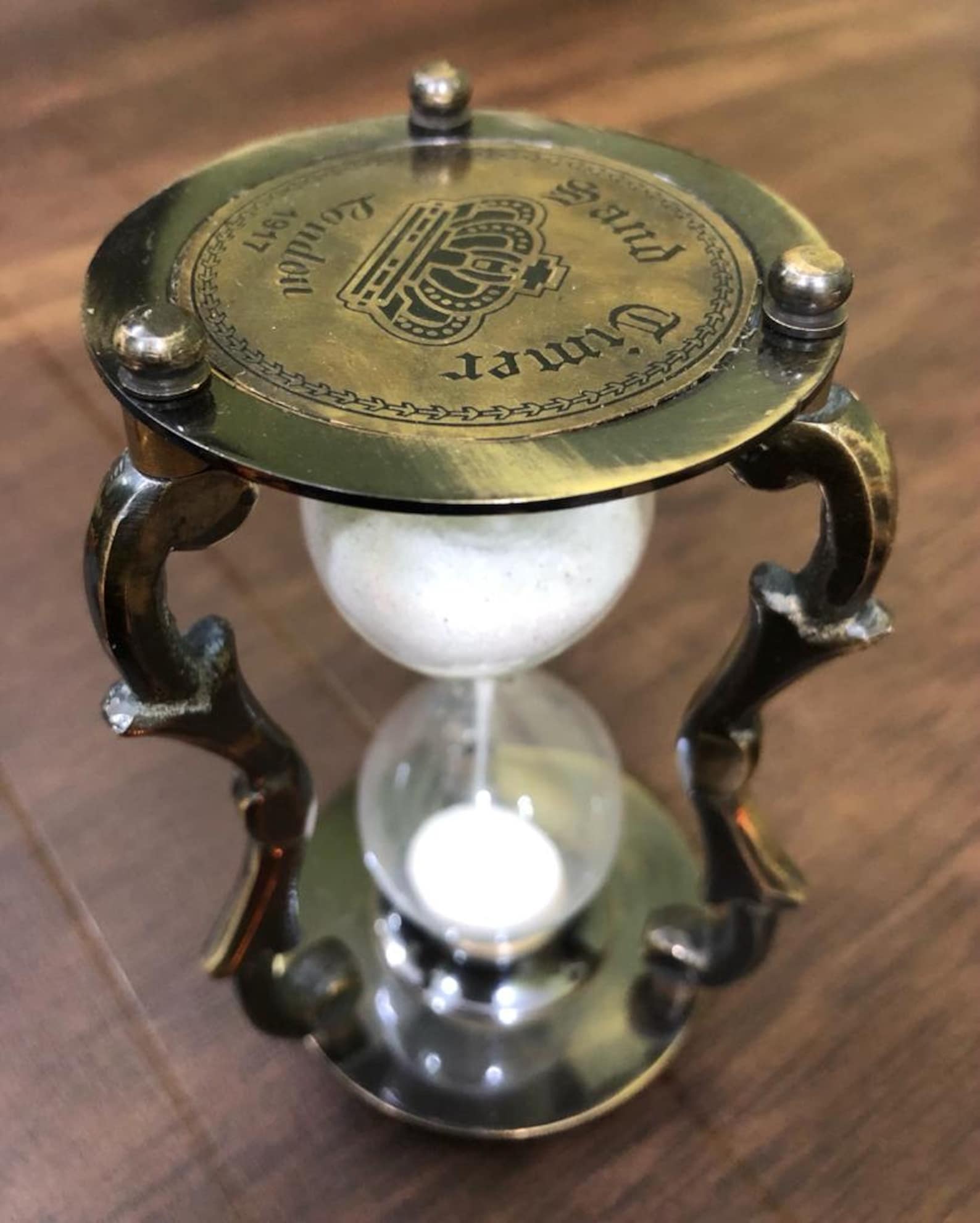 Antique Brass Sand Timer Hourglass Nautical Timer Classic - Etsy