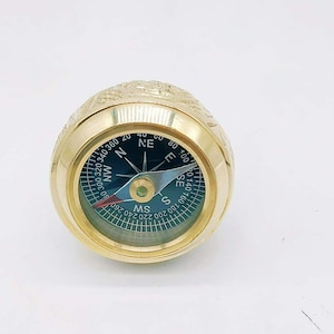 Solid Brass Compass Designer Handle Only for Cane Walking Stick - Etsy