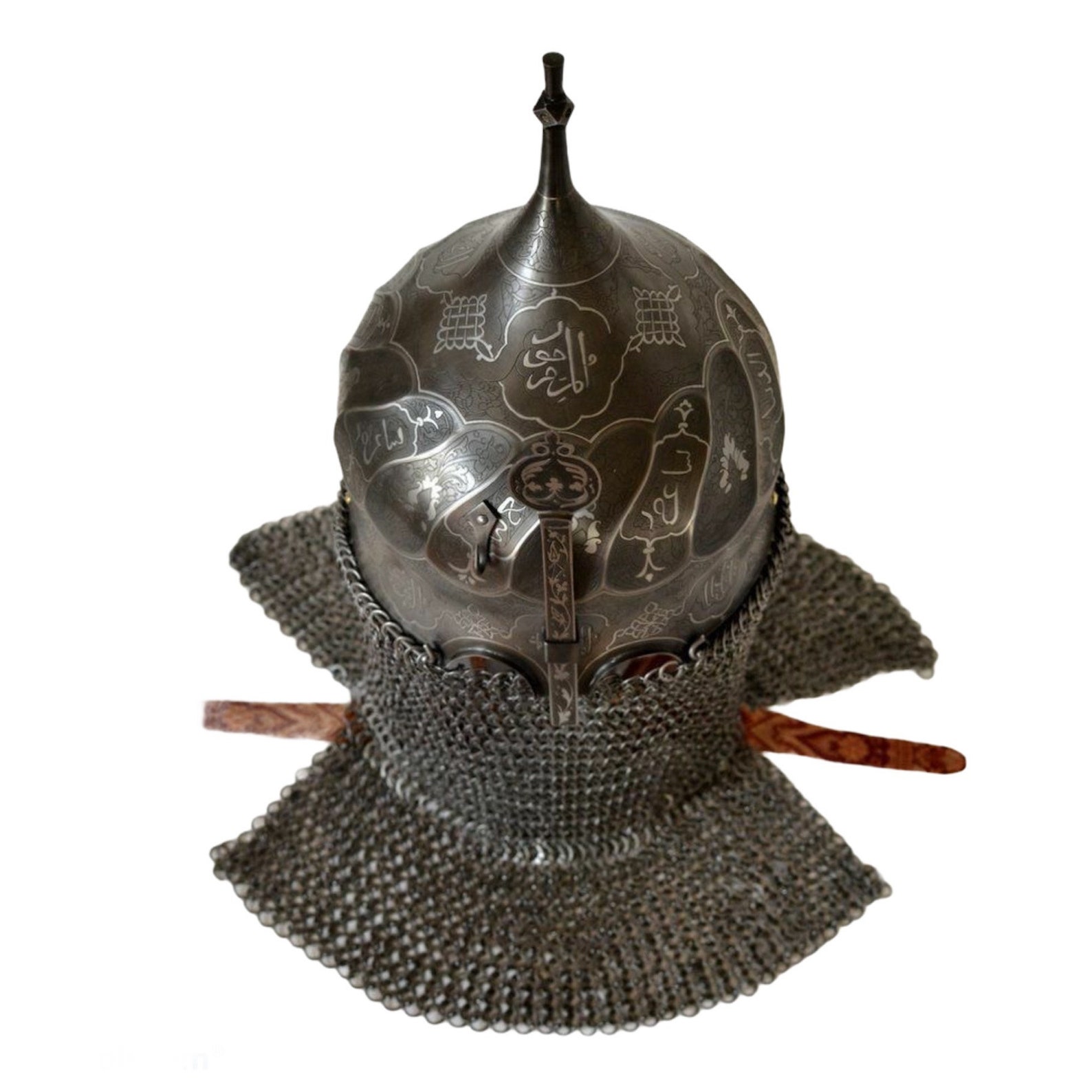 16GA Steel Medieval Arabic Turban Mongol Helmet Knight Museum Helmet ...