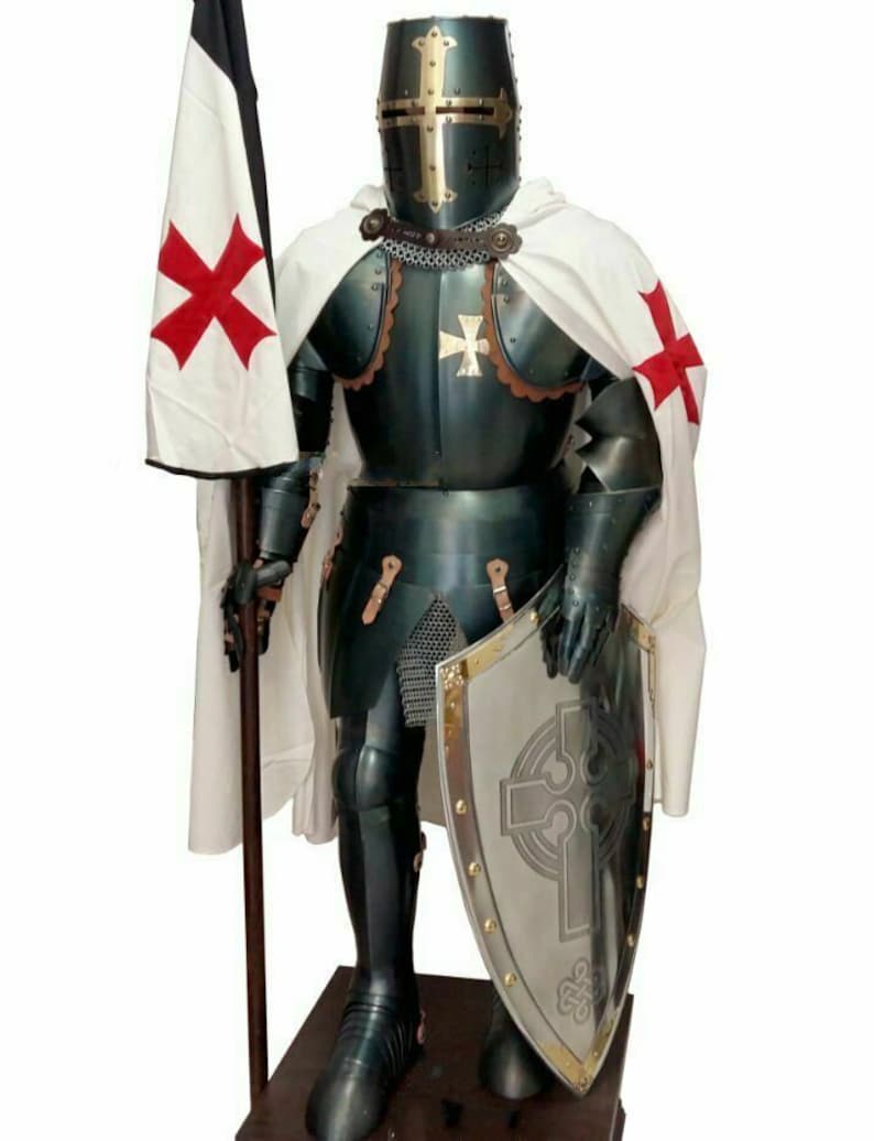 Medieval Knight Full Body Armour With Shield & Sword 15th - Etsy