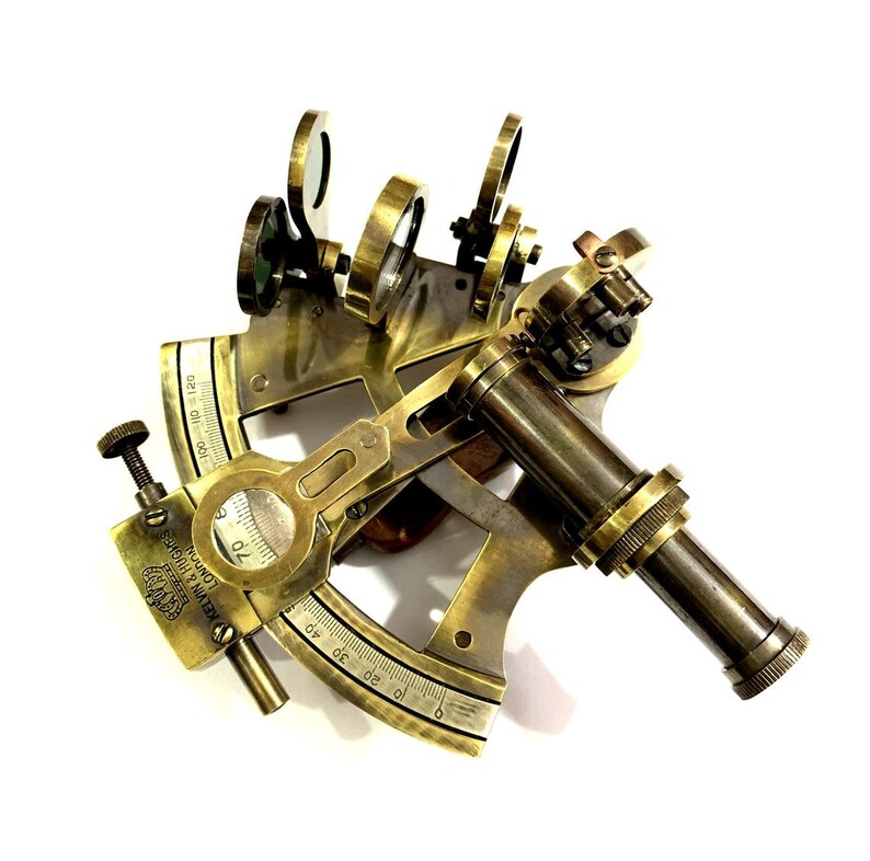 Brass Working Marine Sextant Collectible Ship Astrolabe Instruments ...