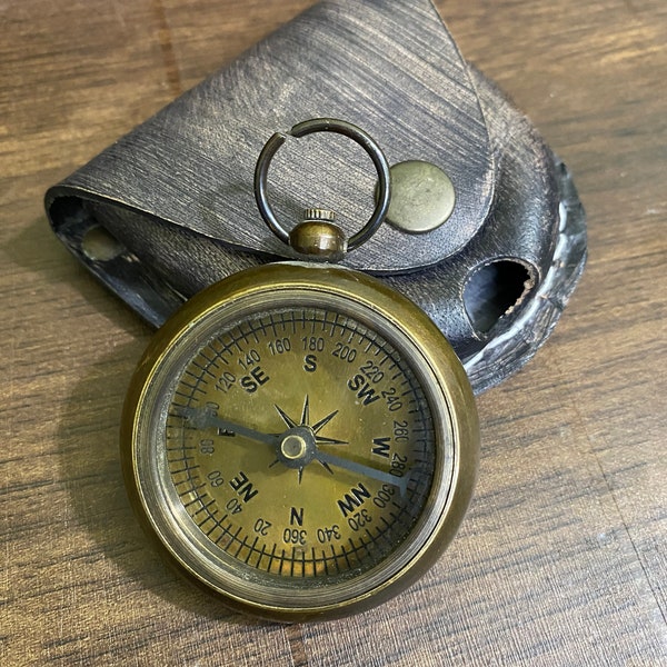 Brass Compass - Etsy