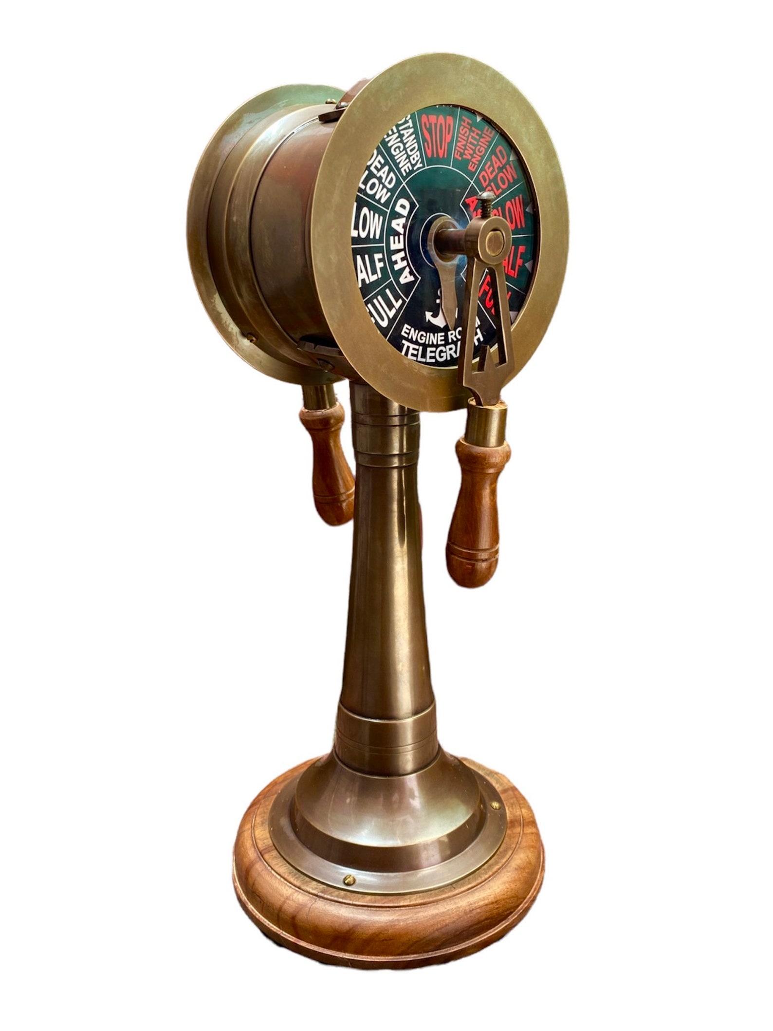 14 Antique Brass Ship's Engine Order Telegraph - Etsy