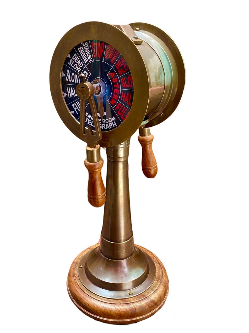 14 Antique Brass Ship's Engine Order Telegraph - Etsy