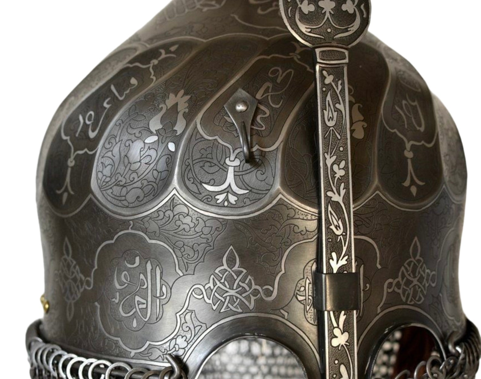 16GA Steel Medieval Arabic Turban Mongol Helmet Knight Museum Helmet ...