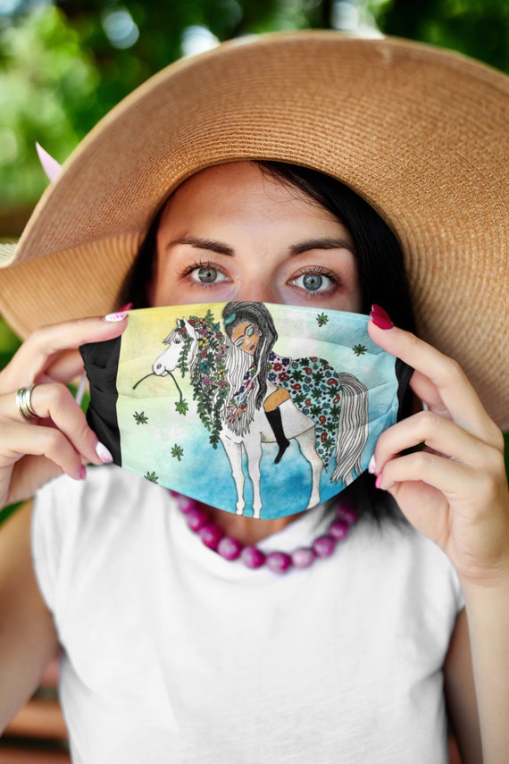 Face Mask Cannabis Infused Art | Etsy
