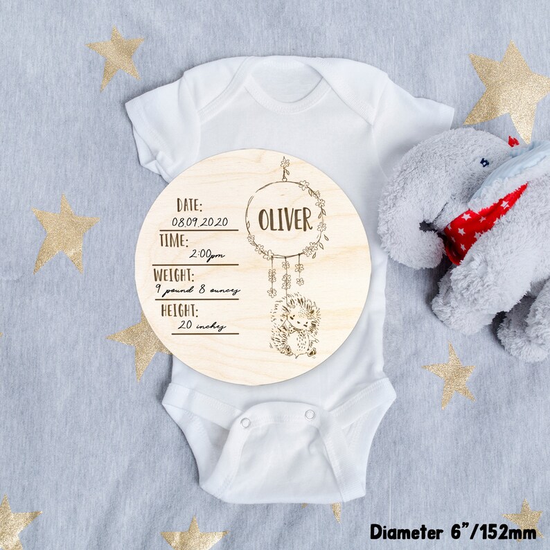 Hospital Welcome Sign Baby Announcement Plaque Newborn Name - Etsy