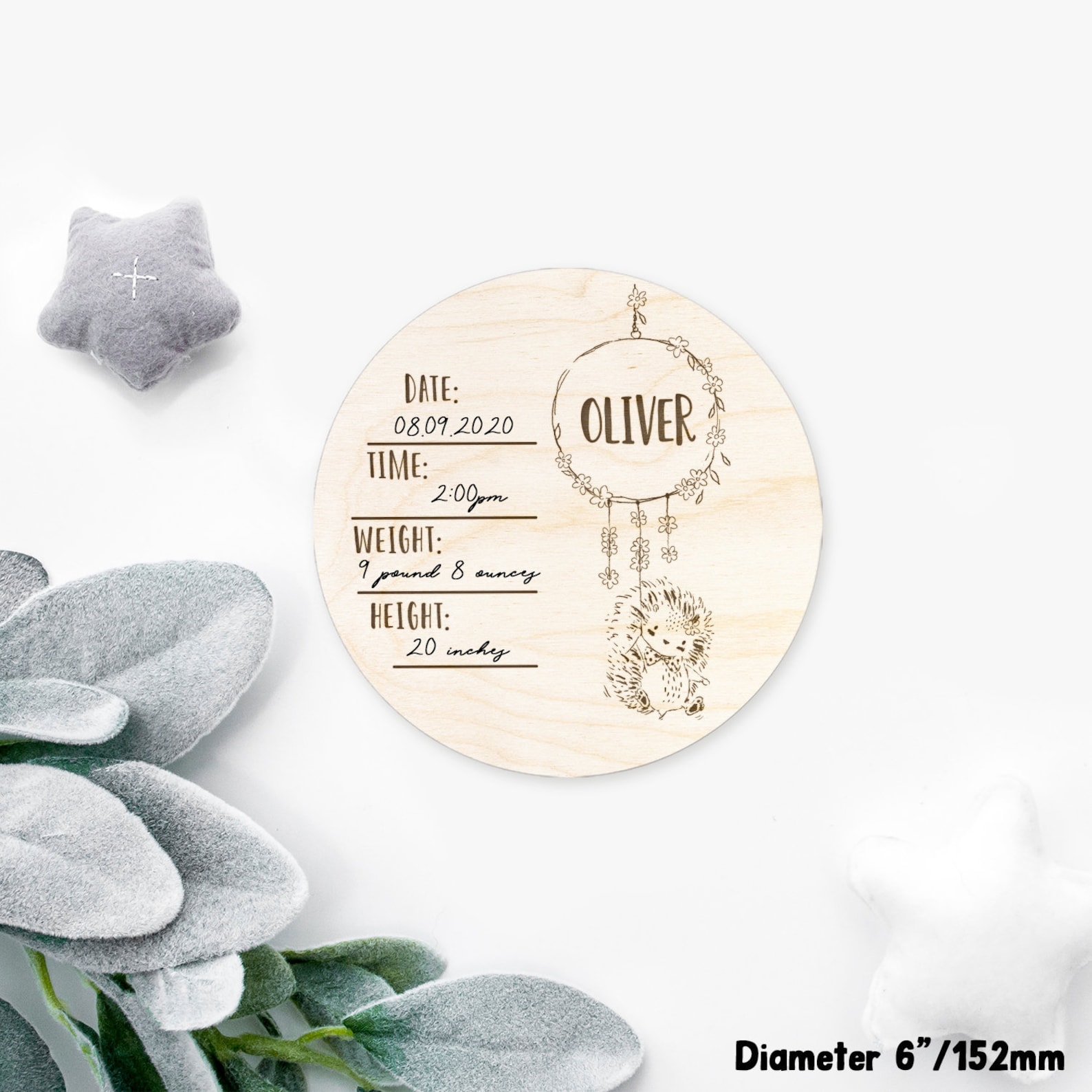 Hospital Welcome Sign Baby Announcement Plaque Newborn Name - Etsy