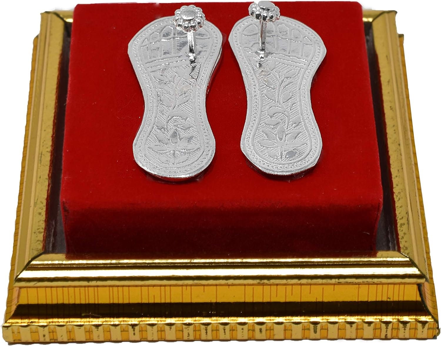 Lakshmi Charan Paduka feet for Puja/aarti/diwali Hindu Pooja/mandir ...