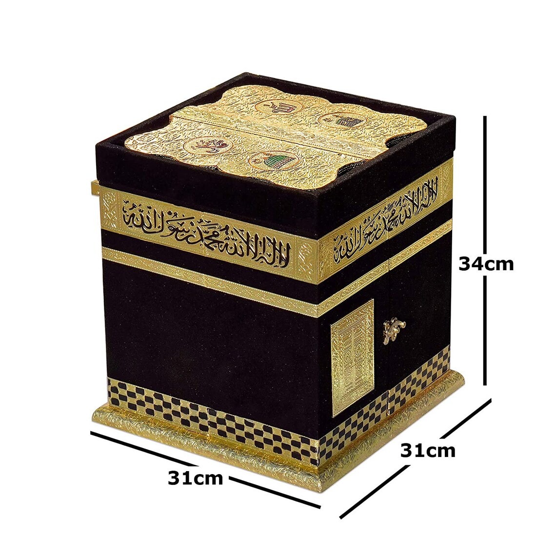 Goldman Holy Islamic Quran Kaba Box Makka Madina Kaba Quran - Etsy