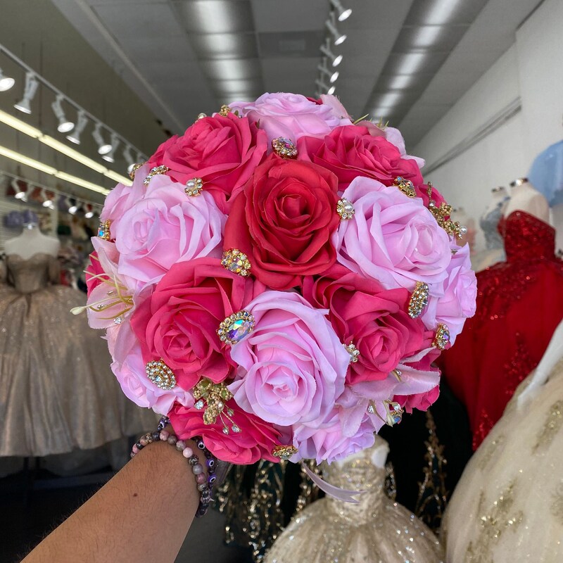 Fuchsia Bouquet - Etsy