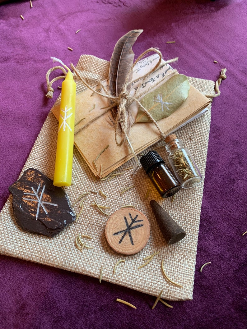 Luck Spell Kit Candle Dressing Magick Blessings Good - Etsy
