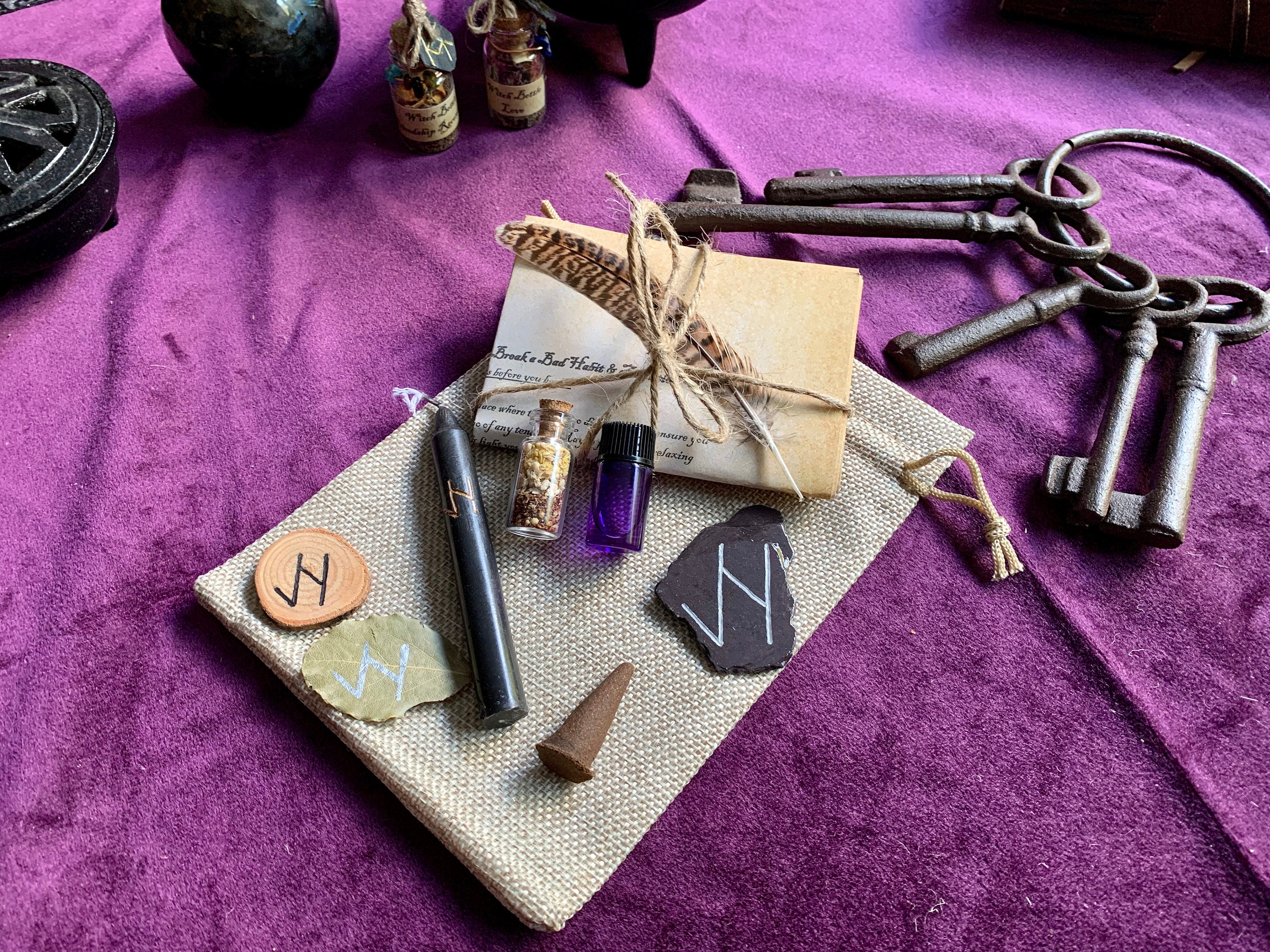 Break Bad Habit Spell Kit Diet Addiction Spell Casting | Etsy