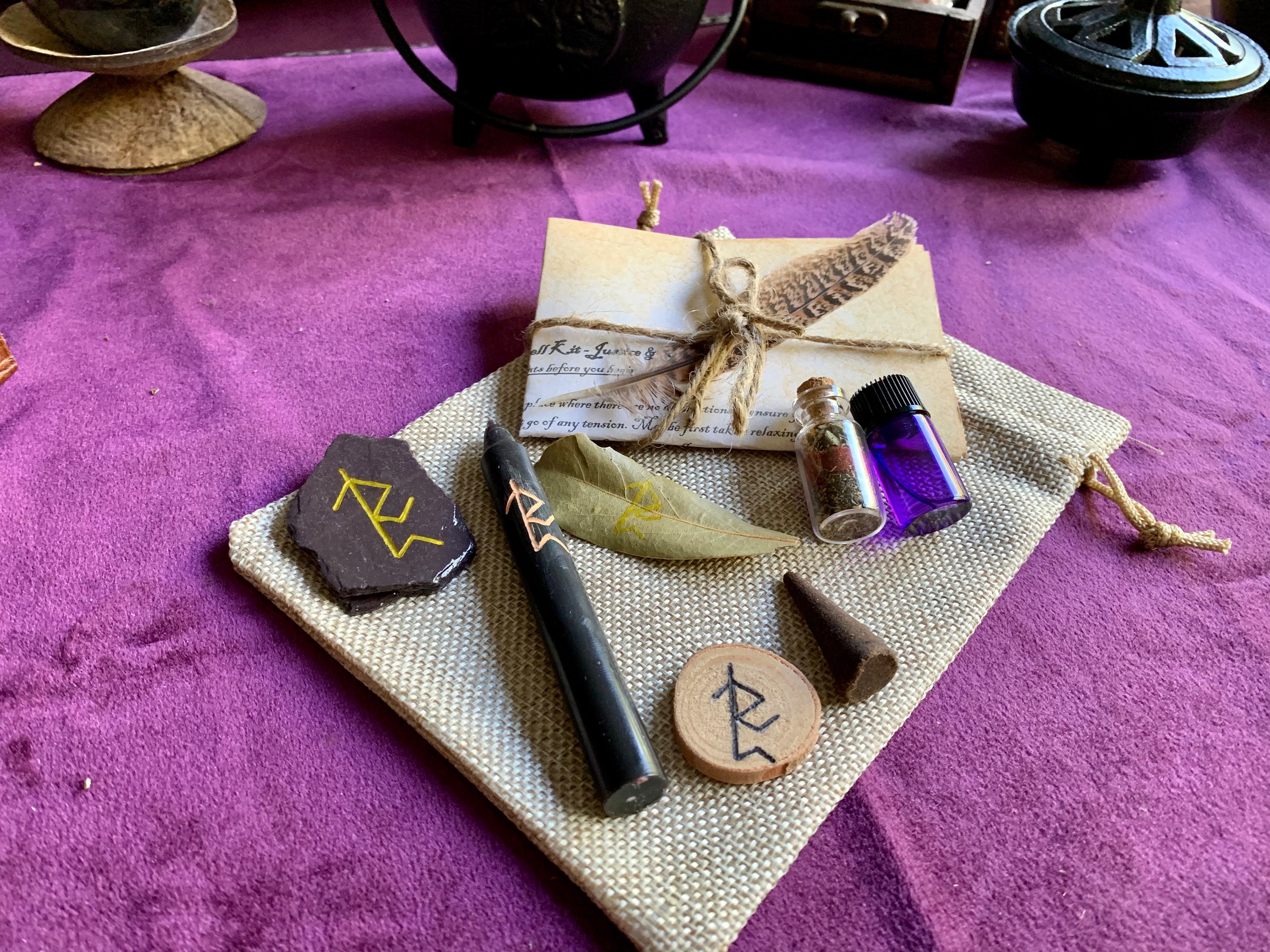 Justice Spell Kit Fairness Karma Spell Candle Magic Spell | Etsy