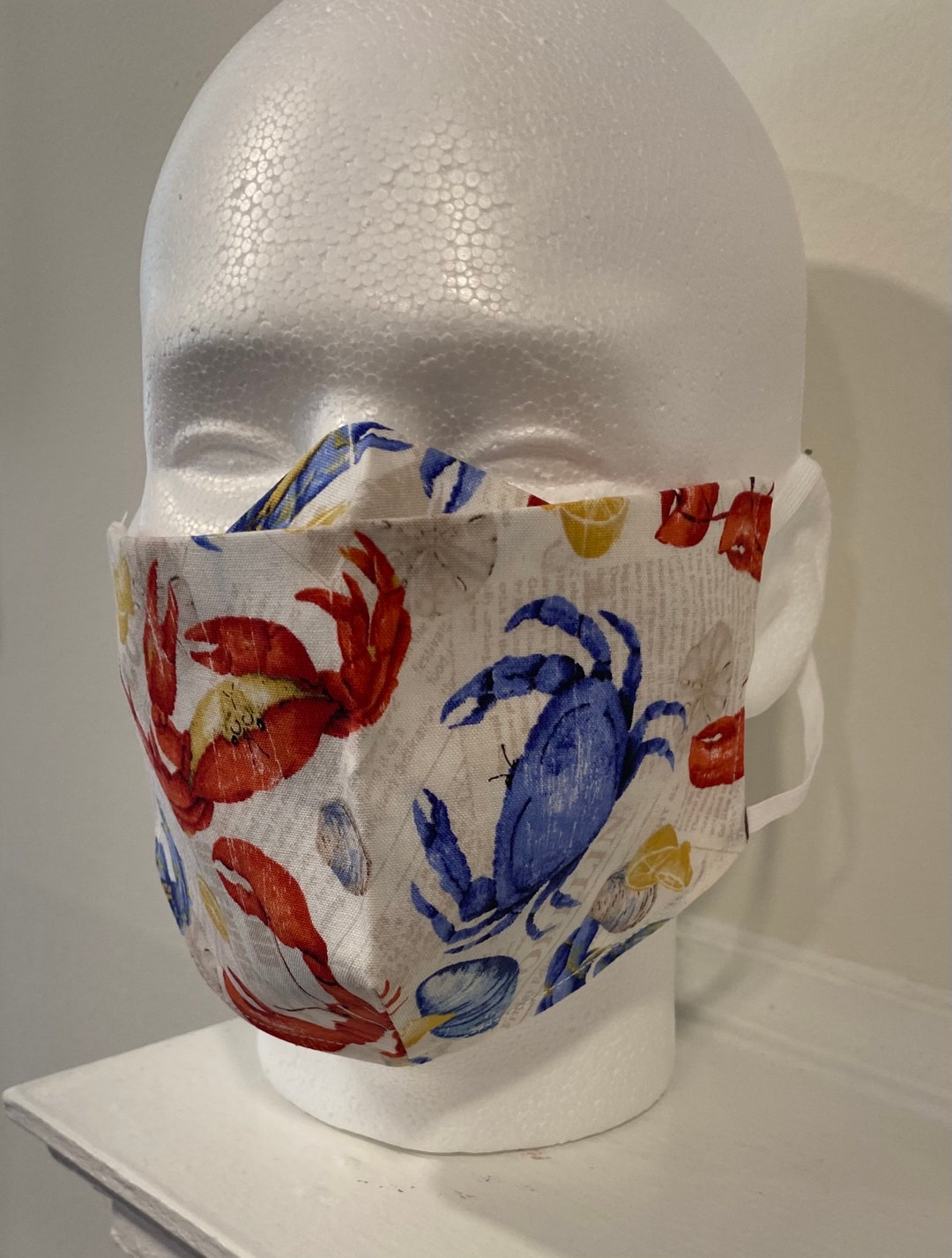 No Fog Crab/lobster Face Mask - Etsy