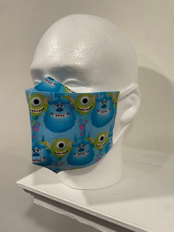 Monsters Inc Face Mask - Etsy