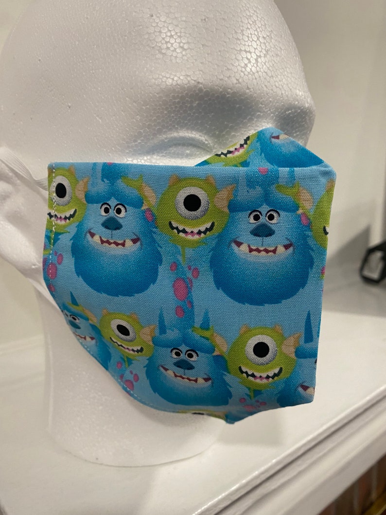Monsters Inc Face Mask - Etsy