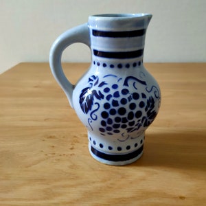 Glazed Stoneware Pitcher - Etsy