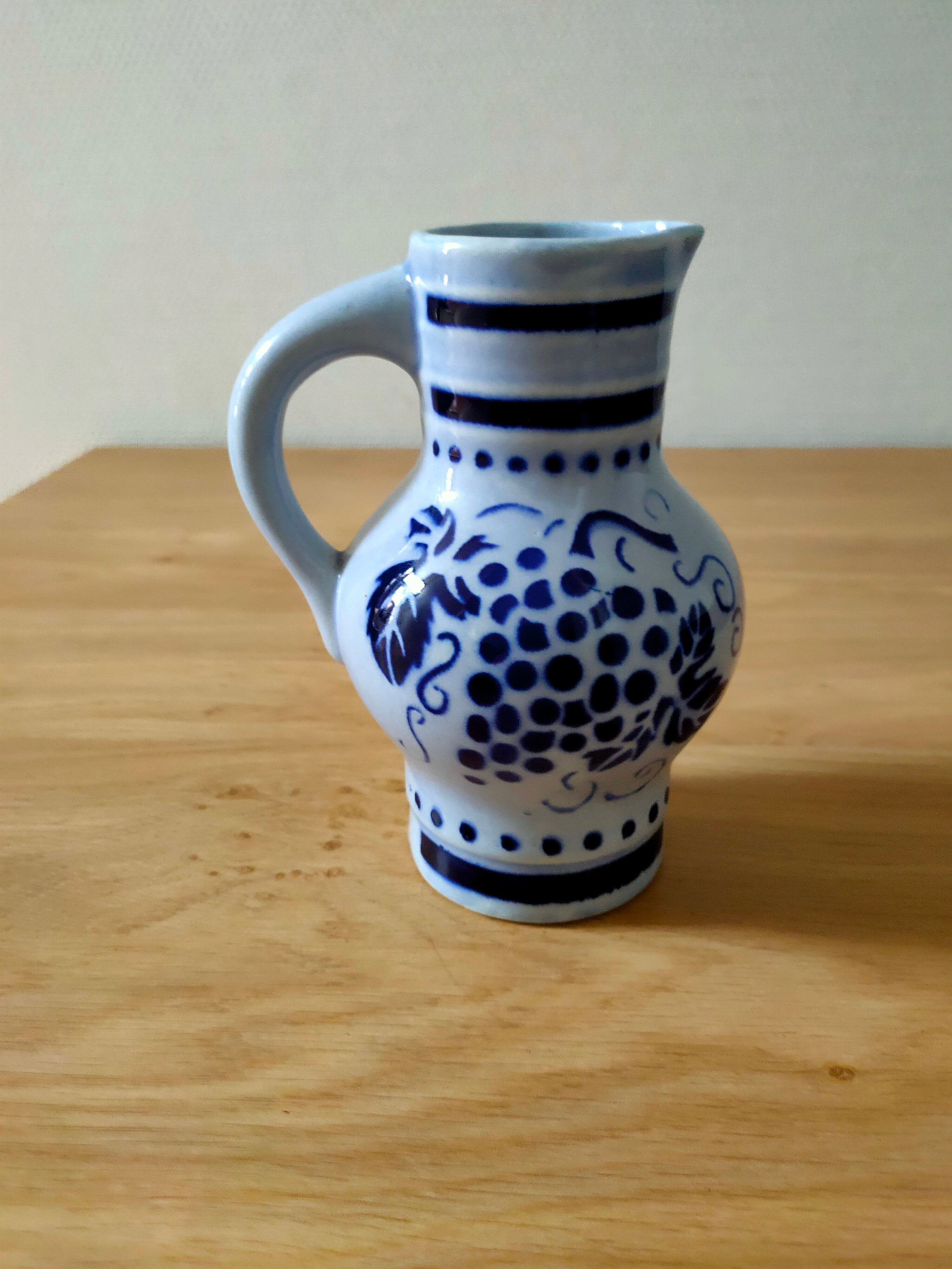 Glazed Stoneware Pitcher - Etsy