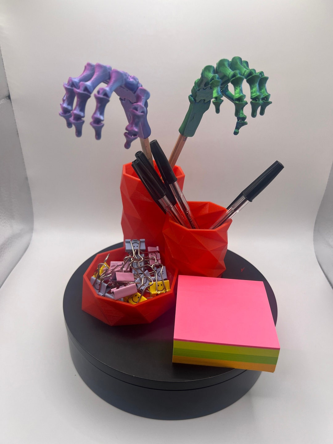 Skeleton Hand Pencil Topper, 3D Printed, Fidget Toy, Gift, Birthday ...