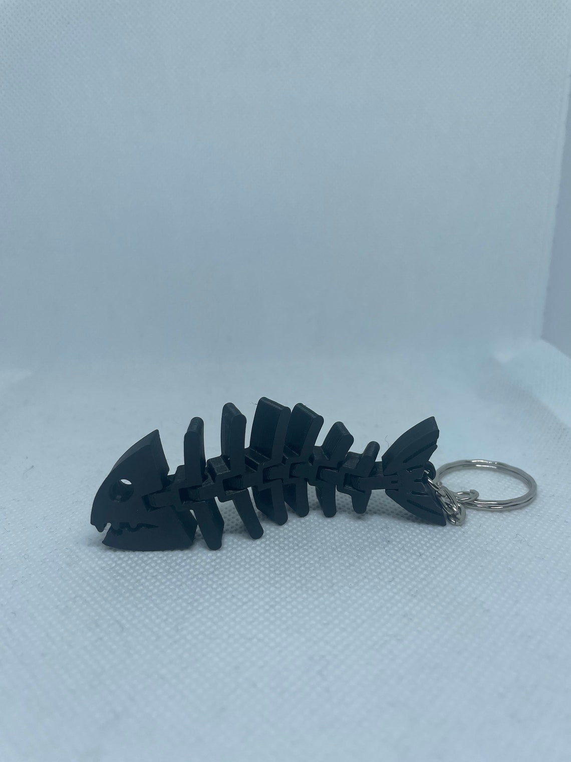 Flexi Fish Fidget 3D Printed Keyring Keychain Gift 3D | Etsy
