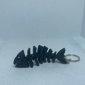 Flexi Fish Fidget 3D Printed Keyring Keychain Gift 3D Printed, Under 5 ...