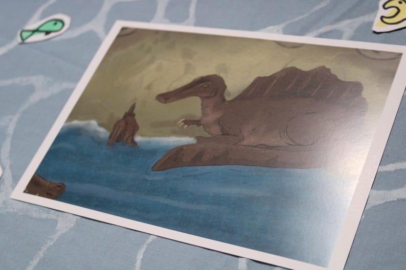 Spinosaurus A5 Print - Etsy