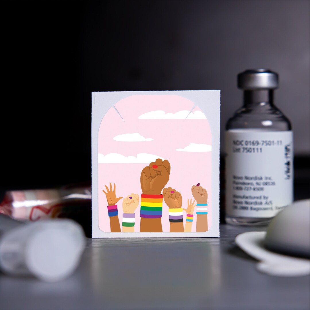 Omnipod Insulin Pump Decorative Sticker Pride - Etsy