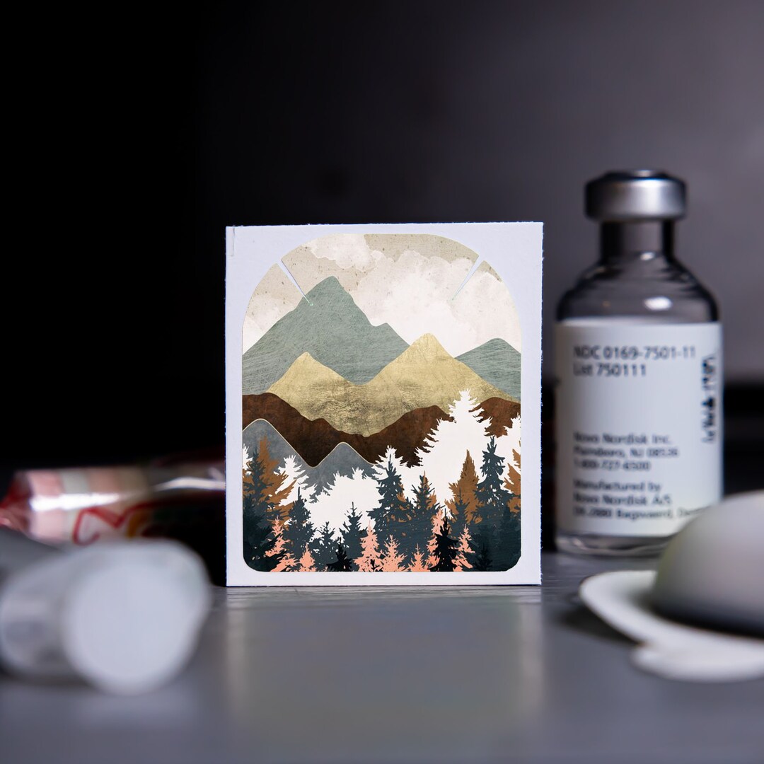 Omnipod Insulin Pump Decorative Sticker Mountains - Etsy