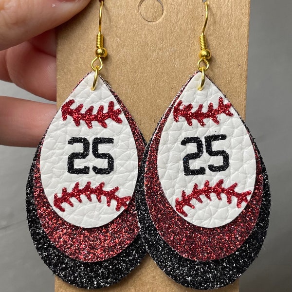 Baseball Earrings - Etsy