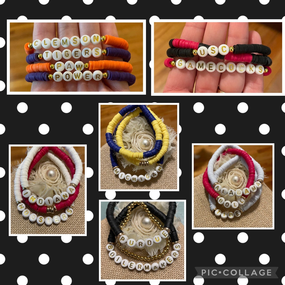 Teach Bracelets Easter Bracelets Beaded Name Bracelets - Etsy