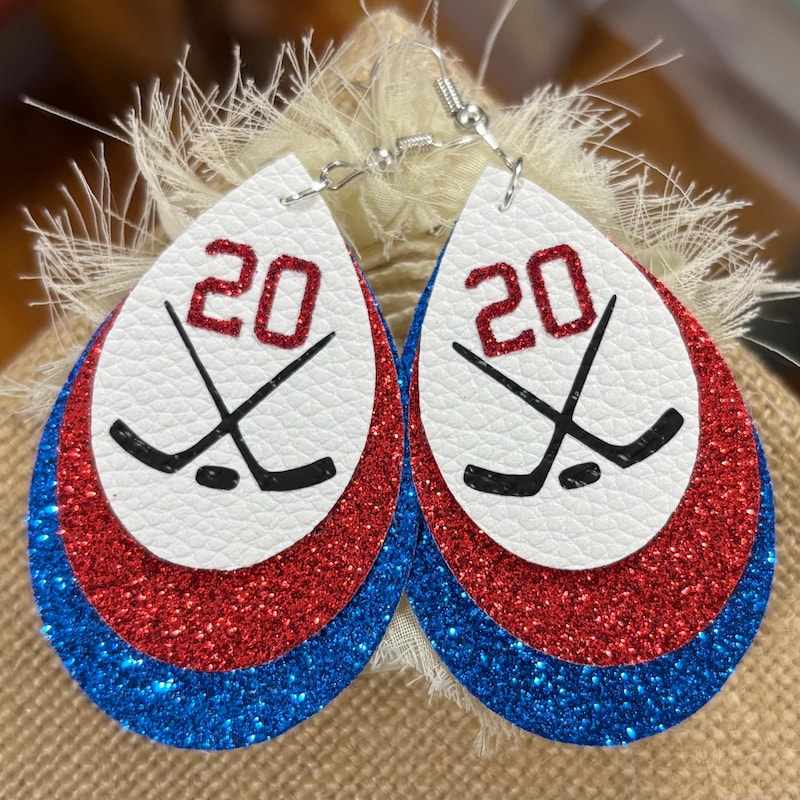 Hockey Game Day Earrings - Etsy