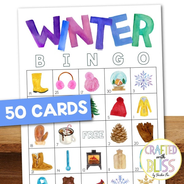 Winter Themed Cards - Etsy