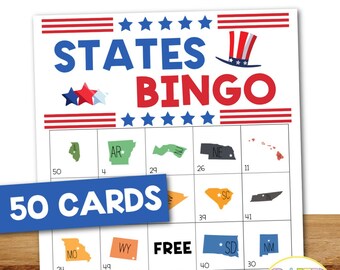 50 States Game - Etsy